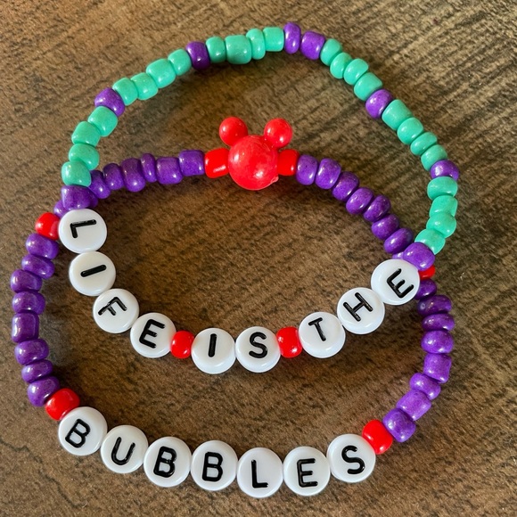 Handmade | Jewelry | Disney Inspired Bracelet Stack W Mouse Ears | Poshmark